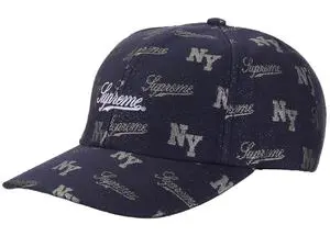 Supreme Monogram 6-Panel Navy シュプリーム Supreme Monogram 6-Panel Cap - Navy Blue | Editorialist